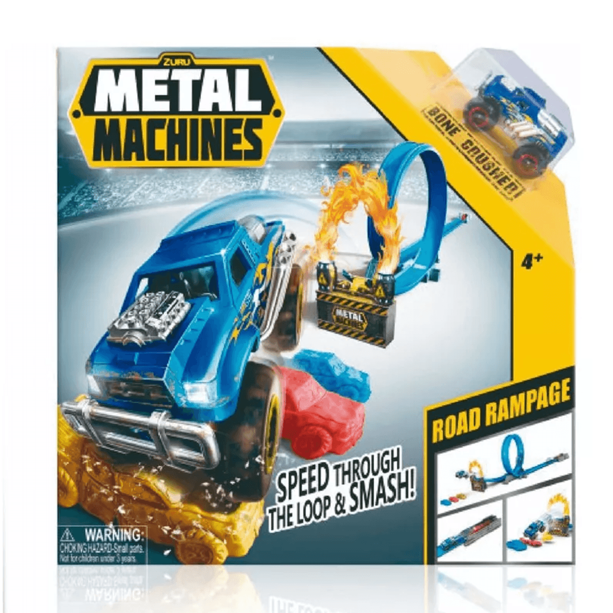 PISTA ZURU METAL MACHINES ROAD RAMPAGE 6701 - Bringeri Hogar